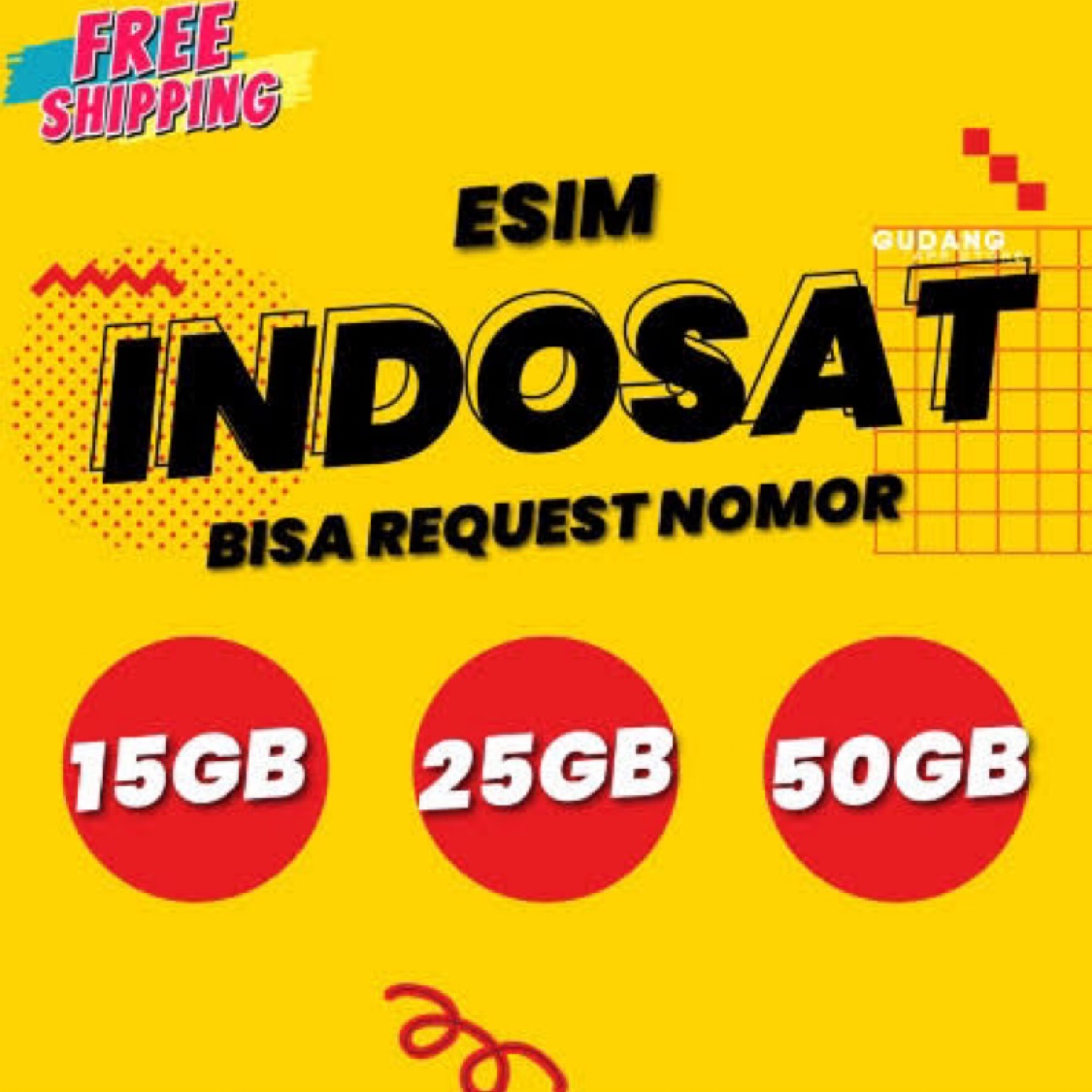 Produk E SIM INDOSAT | Shopee Indonesia