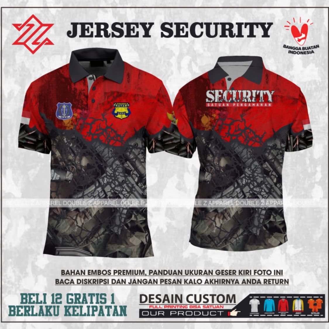 Produk Jersey security | Shopee Indonesia