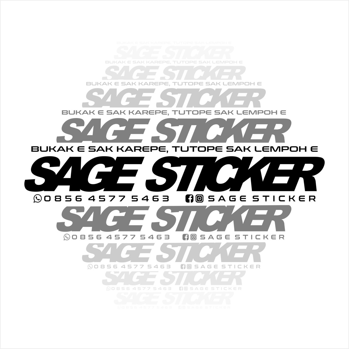 Produk sage sticker | Shopee Indonesia