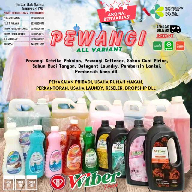 Produk Wiber Fresh Pewangi Laundry | Shopee Indonesia