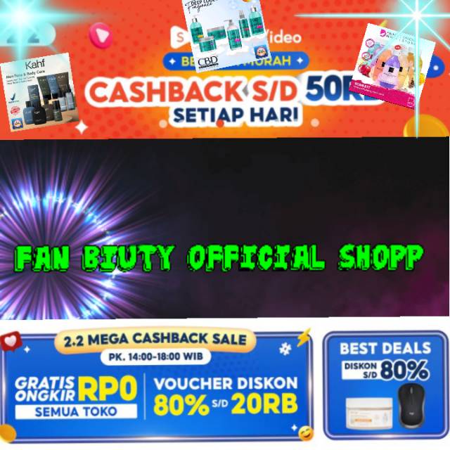 Produk Fan biuty official shopp | Shopee Indonesia