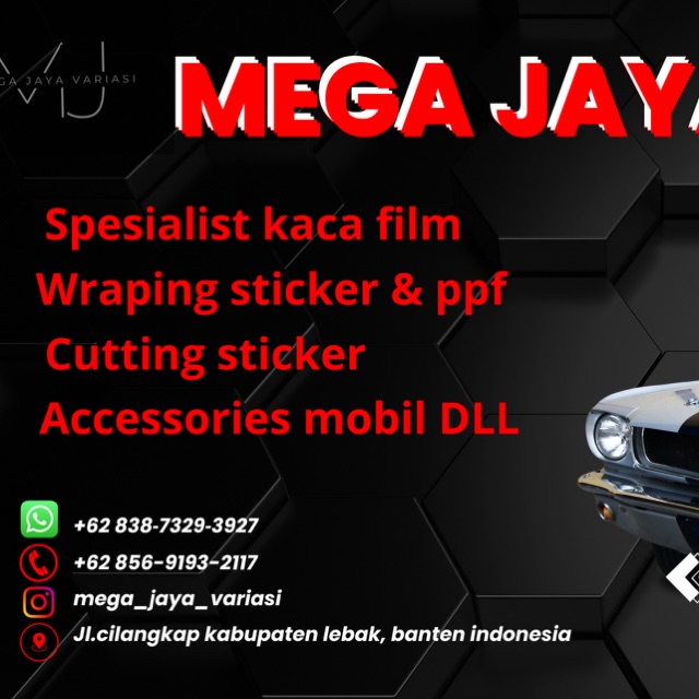 Produk Mega jaya sticker | Shopee Indonesia
