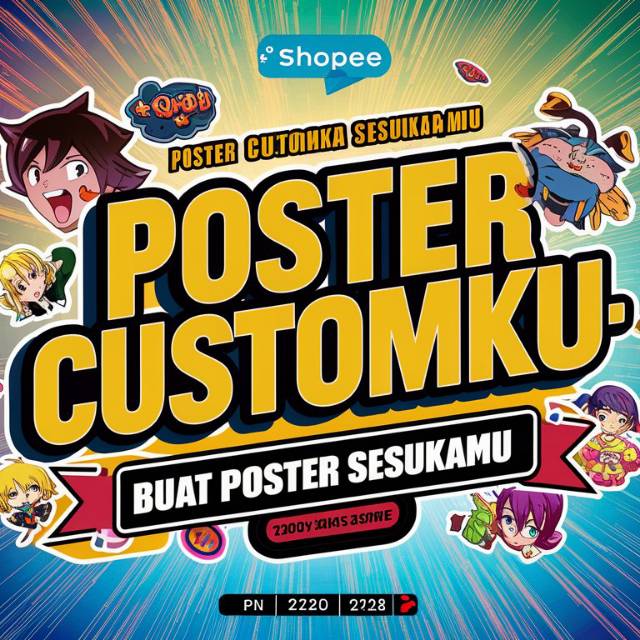 Produk poster custom ku | Shopee Indonesia