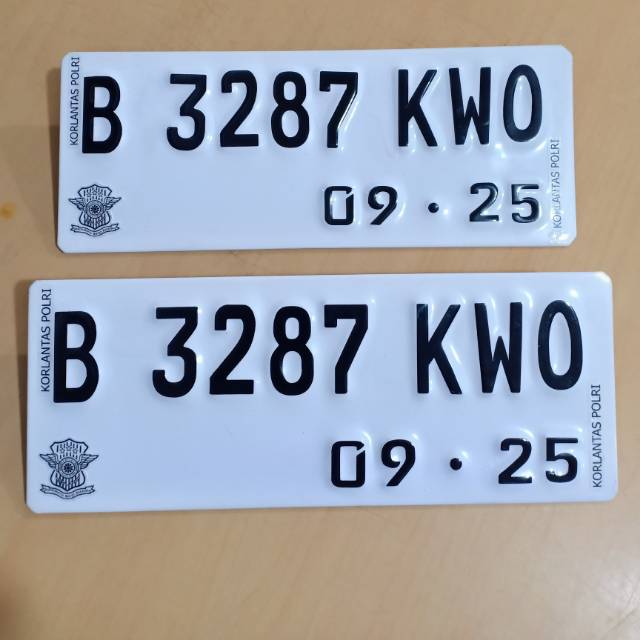 Produk PLAT NOMOR MOTOR | Shopee Indonesia