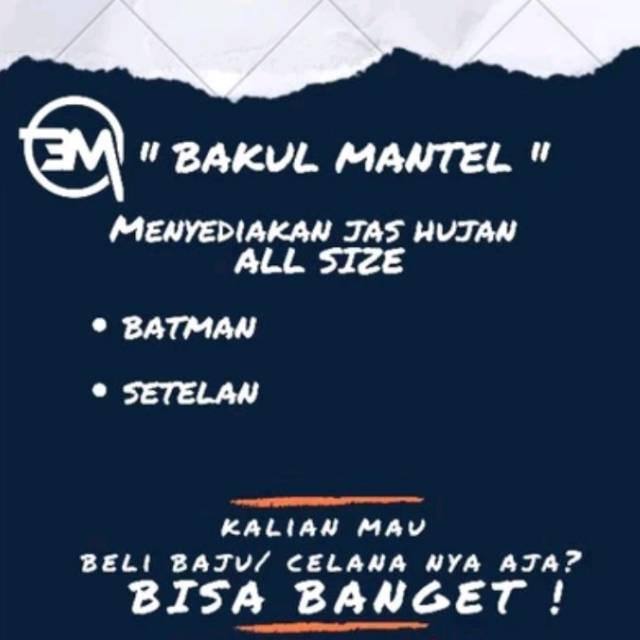Produk Bakul Mantel "BM" | Shopee Indonesia
