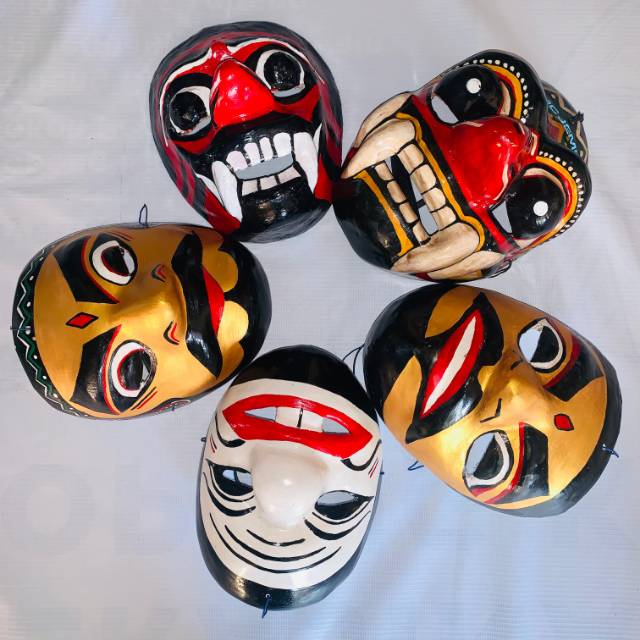 Produk Topeng Kerte Kotakan Sama Udin | Shopee Indonesia