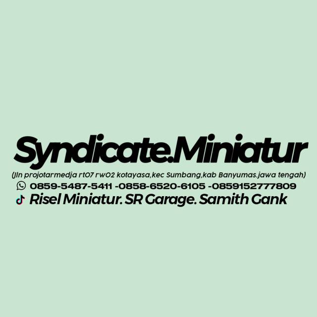 Produk Syndicate Miniatur Store | Shopee Indonesia