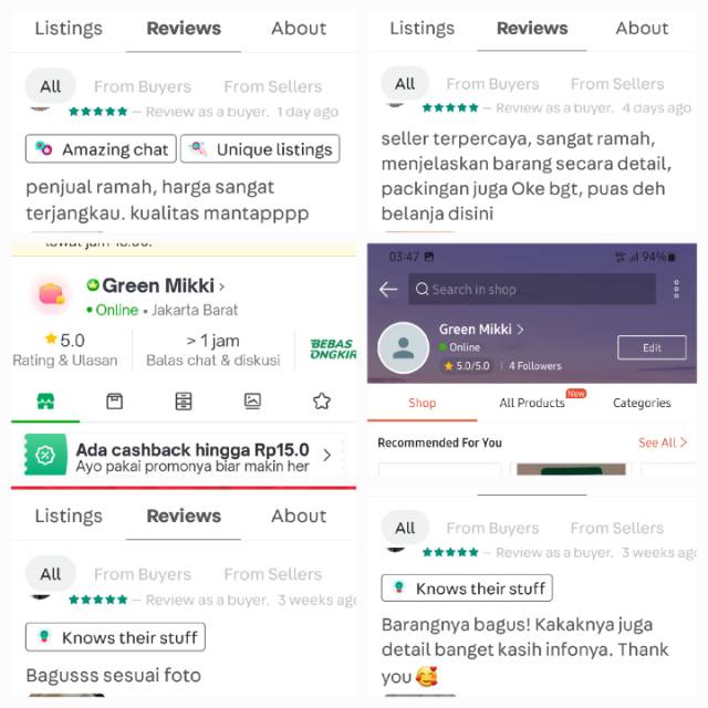 Produk Green Mikki | Shopee Indonesia