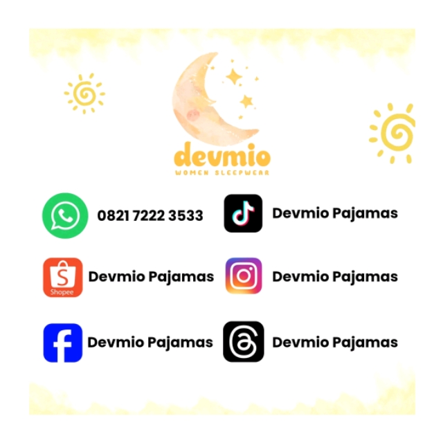 Produk Devmio Women Sleepwear | Shopee Indonesia