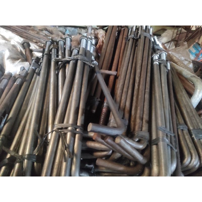 Baut Anchor Bolt/Angkur Pondasi Tiang Lampu Jalan PJU, 41% OFF