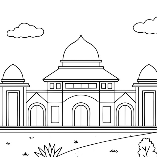 Mewarnai Gambar Islami