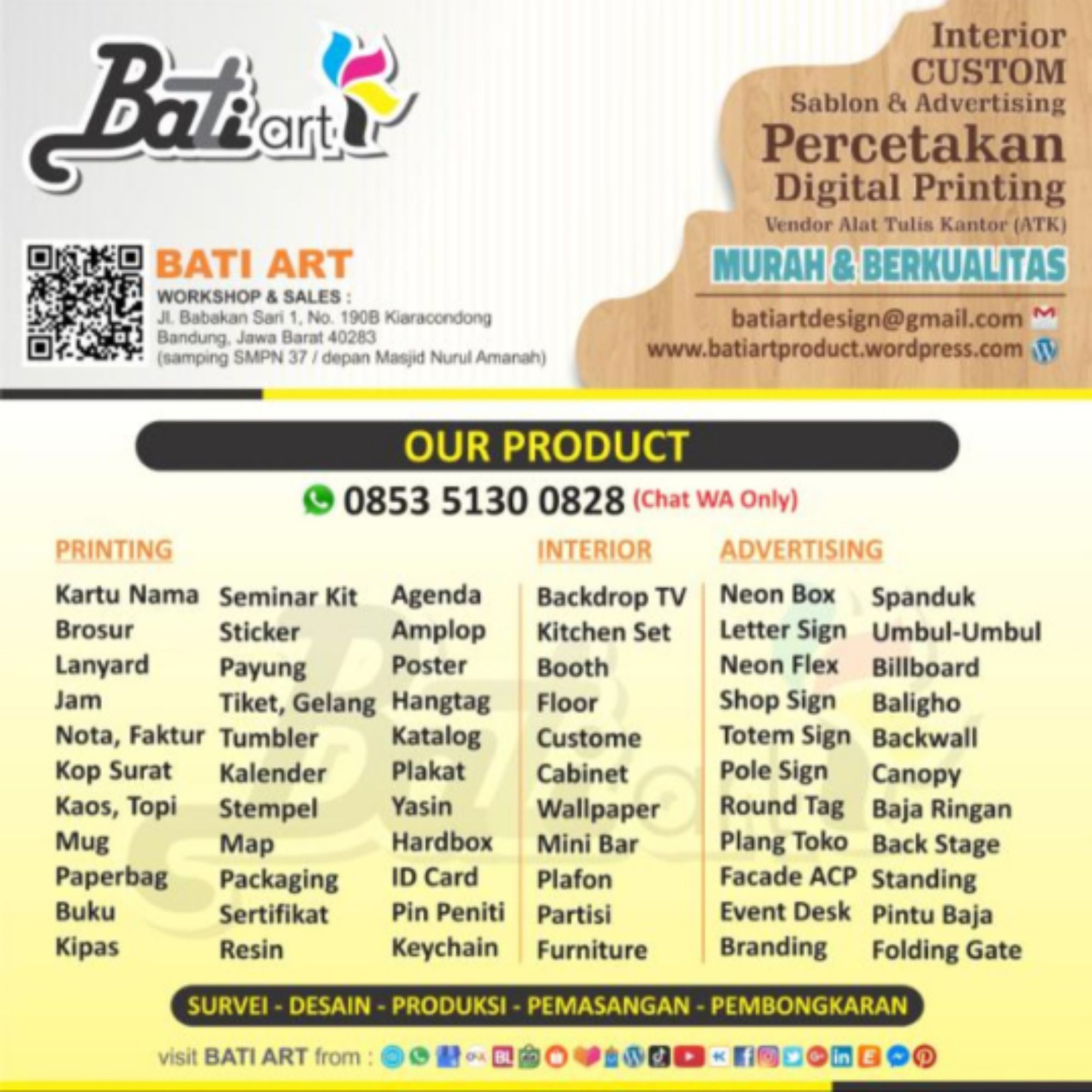 Produk BATI ART | Shopee Indonesia